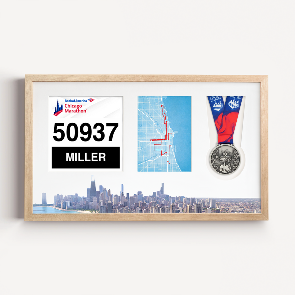 Marathon Medal Display Frames USA | Official Event Frames – Marathon ...
